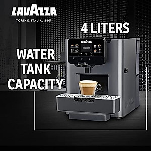 LAVAZZA Coffee Maker Omnia, Single Serve Espresso Machine with BLUE Top Class 100 ct, for Office Kitchen & Big Home