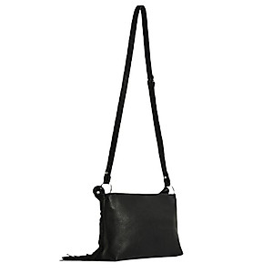 Desigual woMens Casual Across Body Bag, Black, U US