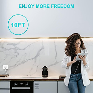 iPad Charger Fast Charging 10FT, 2Pack 20W USB C Wall Charger with 10ft USB C Charging Cord for iPad Pro 13/12.9/11 inch, iPad Air 13/11 inch 5/4th, iPad 10th Generation