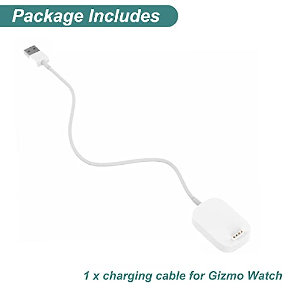 Kissmart Compatible with Gizmo Watch Charger, Replacement Charging Cable Magnetic Dock Cradle Accessories for Gizmo Watch Kids Smartwatch (1)