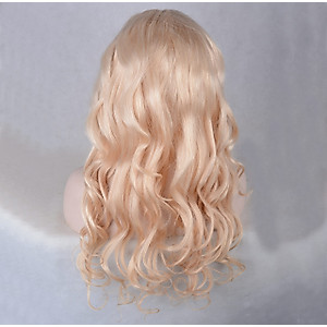Blonde Body Wavy Human Hair Lace Wigs With Baby Hair #613 Loose Wave 13x4 Transparent Lace Wig For Women
