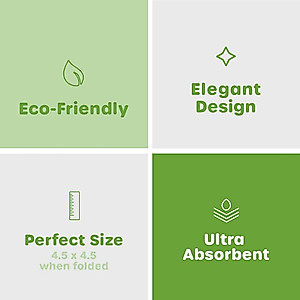 Comfy Package [1000 Count] White Beverage Napkins 1-Ply Bulk Cocktail Napkins, Restaurant Bar Paper Napkins