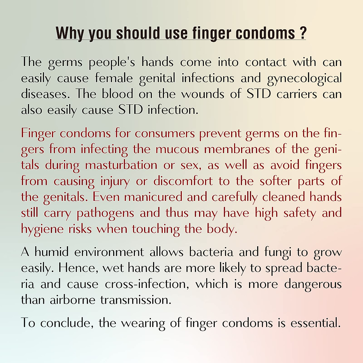 Sappho from lesbos Natural Force Fingersex Condoms with Increased Hydrating Hyaluronic Acid Lubricant, Thin Lubricated Latex Finger Cots for STI Protection, Natural Fragrance - 6 Count