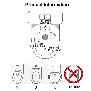 DFEDHF Resin Toilet Seat Glitter Toilet Seat Slow Close, Sparkle Toilet Seat Cover Oval, Easy Installation and Cleaning, Soft Close Toilet Seat, 36 * 42Cm,Black (Gold)