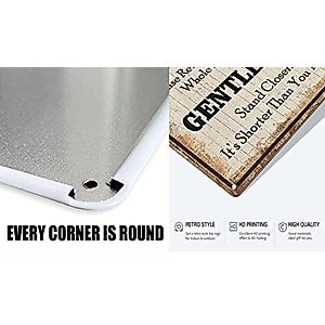 Funny Toilet Rules Warning Sign Metal Tin sign Retro Funy Bathroom Decor for Bar Cafe Pub Home 8x12 Inch