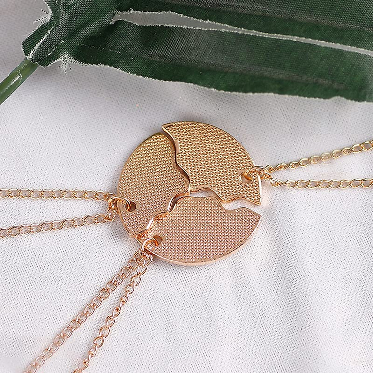 Friendship Sun Moon Star Necklace for Girls Women Christmas Gift for Best Friend Matching Bff Necklace for 3 Sister Necklaces Birthday Gifts for Daughter Friends