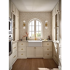 Moen Weymouth Brushed Gold Smart Faucet Touchless Pull Down Sprayer Kitchen Faucet with Voice Control and Power Boost, S73004EVBG