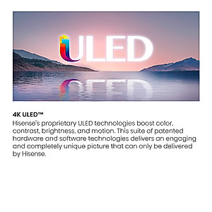 Hisense 58-inch ULED U6 Series Quantum Dot LED 4K UHD Smart Fire TV (58U6HF, 2022 Model)