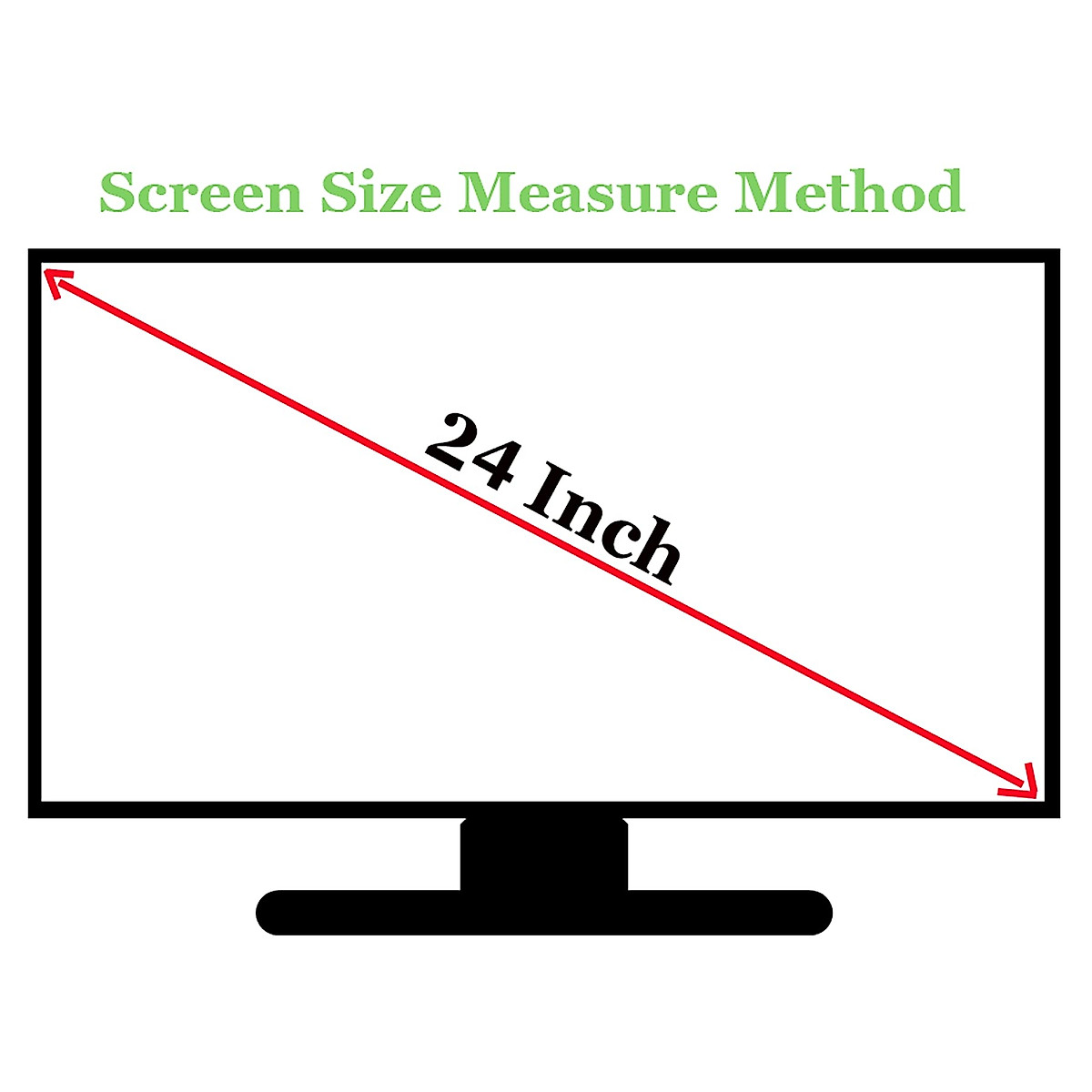 HP 24F LED-Backlit 24 Inch Anti-Glare FHD (1920 x 1080) Monitor, | VGA Port, HDMI | 16.7 Million Colors, Viewing Angles: Horizontal: 178° Vertical: 178°, 5ms Respond Time, Black & Silver (Renewed)