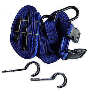 atliprime Indoor Kayak Storage Kayak Straps Storage System-Hang Two pack