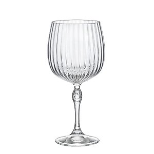 Bormioli Rocco America '20s 25.25 oz. Gin Tonic Glass, Clear, Set of 4