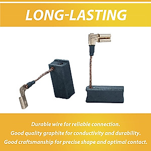 4Pcs N097696 Carbon Brushes Compatible with DeWalt DWE4011,DWE4120,DWE4012,DWE4100,DWE4887 and DWE4120N,Grinder Motor Carbon Brush Replacement Part.