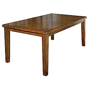 Signature Design by Ashley Ralene Traditional Dining Room Extension Table, Medium Brown