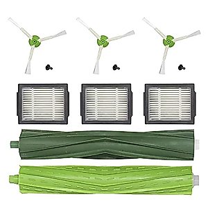 ANBOO Replacement Parts for iRobot Roomba i6 i7 i3 i4 i8 E5 E6 Vacuum Cleaner Filter for Roomba i3+ i7+ i8+ j7 j7+ Plus Accessories for Roomba Filter Side Brush,Multi-Surface Rubber Brushes…