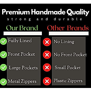 FULLY LINED Skull Hippie Hobo Sling Crossbody Bag - Large Front Phone Pocket - Metal Zippers