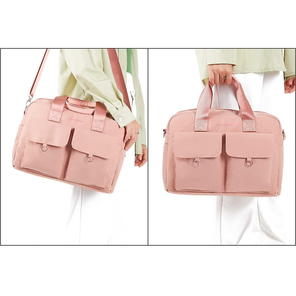 Omnpak 13 Inch Laptop Shoulder Bag for 14.2 Inch MacBook Pro 2021(A2442/ M1 PRO), MacBook Air 13/ MacBook Pro 13, Old 13.3 MacBook Air/ Pro, Water-Repellent Lightweight Laptop Bag for Business Casual