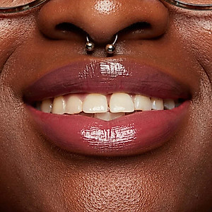 NYX PROFESSIONAL MAKEUP Butter Gloss, Non-Sticky Lip Gloss - Cinnamon Roll (Dusty Nude Mauve)