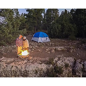 FIRESIDE OUTDOOR Pop-Up Fire Pit | Portable and Lightweight | Fullsize 24 Inch | Weighs 7 lbs. | Never Rust Fire Pit | Heat Shield NOT Included