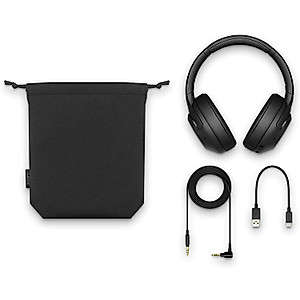 Sony WH900 h.Ear Series Wireless Over-Ear Noise Cancelling High Resolution Headphones Black