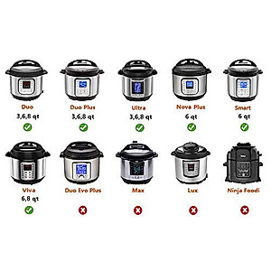 LanYu Pressure Release Diverter for Instant Pot, Sumille Silicone IP Steam Diverter Pressure Cookers Valve Accessory Compatible with Instapot Smart, DUO, Duo Plus (Dragon)