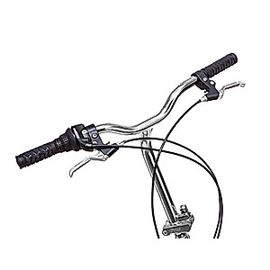 Schwinn Loop Adult Folding Bike for Men and Women, 20-inch Wheels, 7-Speed Drivetrain, Rear Cargo Rack, Carrying Bag, Silver