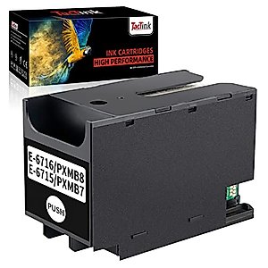 TacTink T6715 T6716 Ink Maintenance Box, Remanufactured 6715 6716 for Workforce Pro WF-4740 WF-4730 WF-3820 WF-4830 WF-4720 EC-4020 WF-4734 EC-4030 WF-C5210 WF-C5290 WF-C5710 WF-C5790 ET-8700 Printer