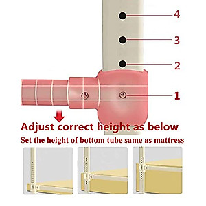 Bed Rail for Toddlers Extra Long Bed Rail for Queen King CL-King, Twin XL, Full XL Bed Mattress Guard Bed Railing Safety Guard Rail Bed Bumper Bed Fence Sleep Rails Extra Tall 78.7" one Side