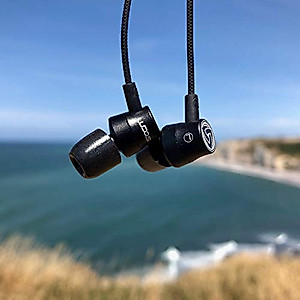 LUDOS Wired-Earbuds-Earphones-Headphones-Microphone, Turbo Ergonomic Earphone with Mic, Memory Foam, Durable Cable, Bass, Auriculares in-Ear Headphones for iPhone, iPad, Apple, Computer, Laptop, PC