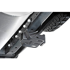 u-Box Wrangler 2in Standard Receiver Hitch Towing Rear Trailer Black for 07-18 Jeep JK Wrangler Rear Bumper