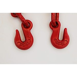 5/16" X 10’ G70 Chains (2) and Chain Binders - Load Binders (2)