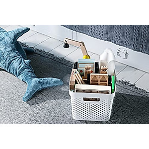 Curver Storage Basket, White, One Size (248636)