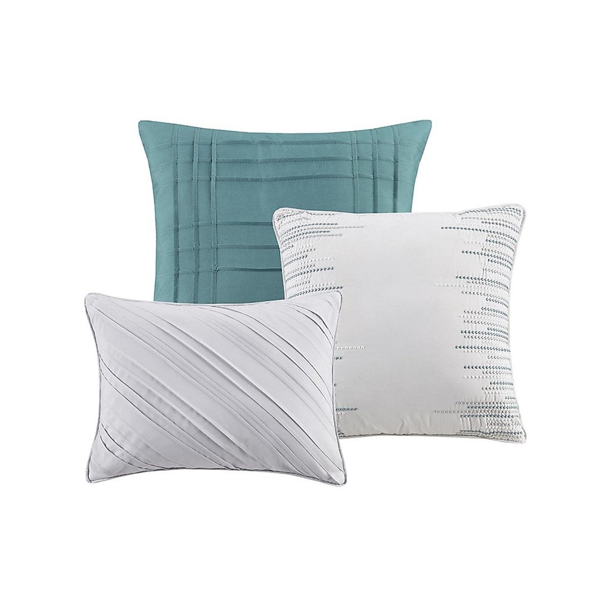 Beautyrest Polyester Printed 10-PC King Comforter Set with Teal BR9144409622-10