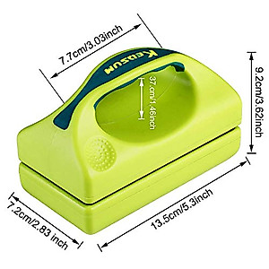 KEDSUM Magnetic Aquarium Fish Tank Cleaner, Fish Tank Glass Cleaner, Floating Clean Brush with Handle Design