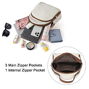 CLUCI Small Backpack for Women Leather Backpack Travel Backpack Purse Lady Fashion Mini Bookbag Convertible Handbags