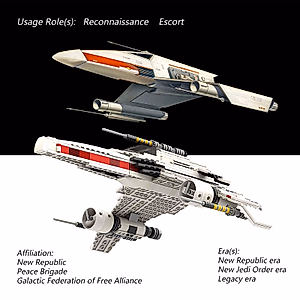 building boat E-Wing Starfighter Building Toy, Collectible Model Building Kit Creative Bricks Building Blocks,New 2021(541 Pieces)