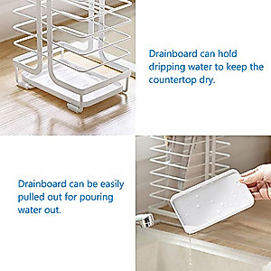 Poeland Knife Block Kitchen Knife Holder Storage Organizer