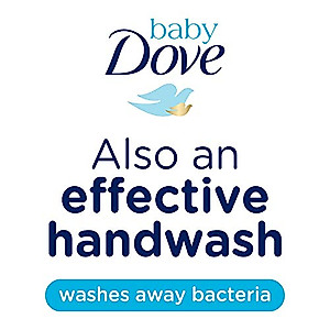 Baby Dove Soothing Wash To Soothe Delicate Baby Skin Derma Care Washes Away Bacteria, No Artificial Perfume Or Color, Paraben Free, Phthalate Free 13oz