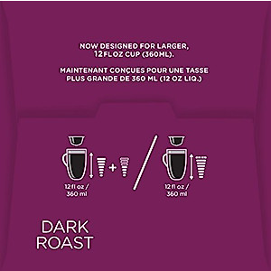 NESCAFÉ Dolce Gusto Capsules - DARK ROAST, 16 Count