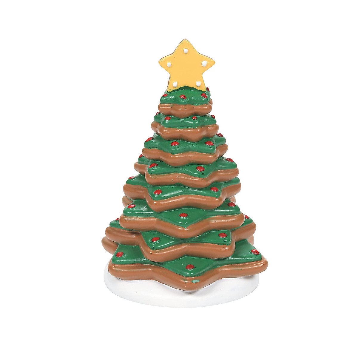 Department 56 Accessories for Village Collections Gingerbread Christmas Tree Figurine, 3 Inch, Multicolor