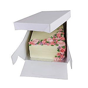 PME Oblong Card & Cake Box, 15 x 11-Inch, White