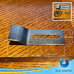 Undermount Sink Bracket Clip, Universal Heavy Duty Epoxy Undermounting Sink Wash-Basin Support Clamps for Bathroom Kitchen Marble Granite Vanity Countertop Installation and Repair Kit