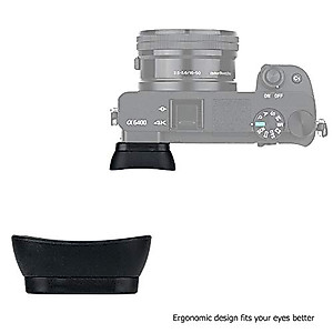 Soft Silicon Camera Viewfinder Eyecup Eyepiece Eyeshade for Sony A6600 A6500 A6400 Eye Cup Protector Replaces Sony FDA-EP17