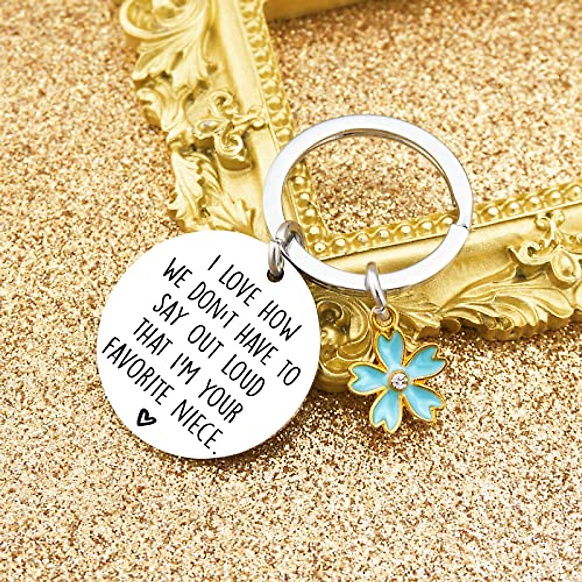 ibiwe Womens Stcoking stuffers Women Stockings Stuffer Adults Teens Teen Boys Girls Christmas Coolest Gifts for Women Aunt Gifts From Niece Aunty Keychain Sweet Birthday Gift for Wedding Thanksgiving