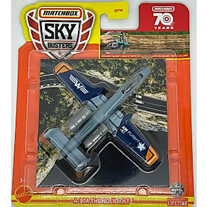 Matchbox 2023 - Sky Busters - A-10A Thunderbolt 12/32 - Matchbox 70 Years - Ships Bubble Wrapped in a Box.