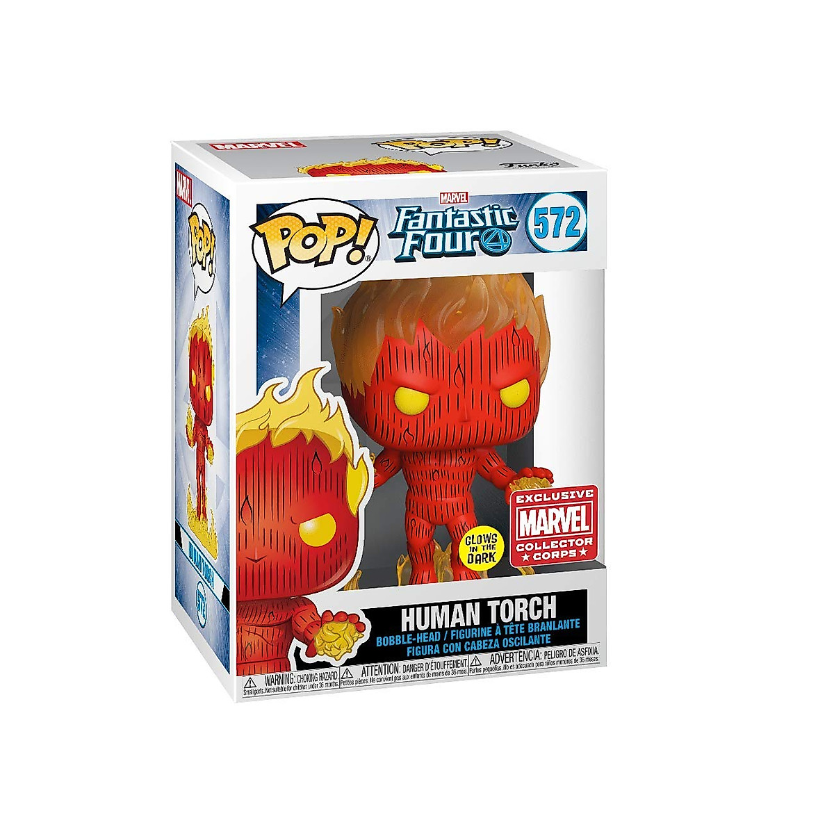 Funko Marvel Collector Corps Subscription Box, Fantastic Four - M, January 2020