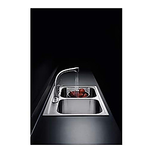 Kohler R3847-4-NA Toccata 22"x33" Double-Basin Stainless Steel Drop-in 4 Hole Kitchen Sink