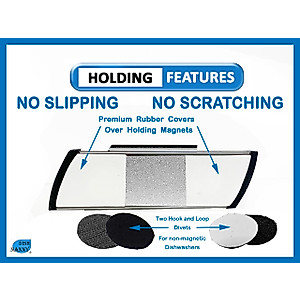 Premium Metal Dishwasher Magnet Clean Dirty Sign | Contemporary Stainless Indicator - Kitchen Gadgets for All Dishwashers, Home or Office Organiz