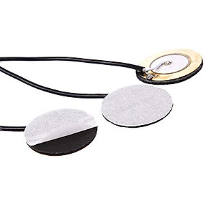 6.35mm Musical Instruments Pickups Piezo Microphone Contact 3 in 1 Self-adhesive Transducer Endpin Jack 1/4" for Guitar Violin Ukulele