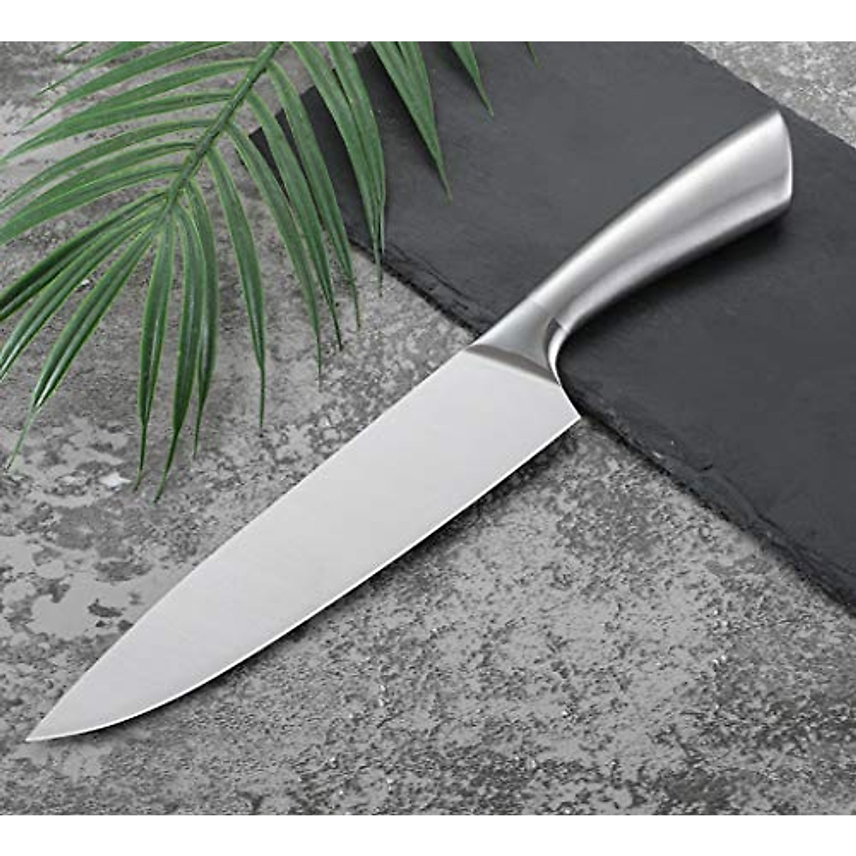 Akatomo 8-inch kitchen knife sharp and wear-resistant integrated chef's knife meat cleaver fruit knife multi-function cooking knife utility knife (chef knife)