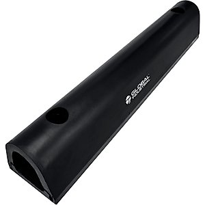 Global Industrial Extruded Rubber Fender Bumper, 24"L x 4-1/4"W x 4"H